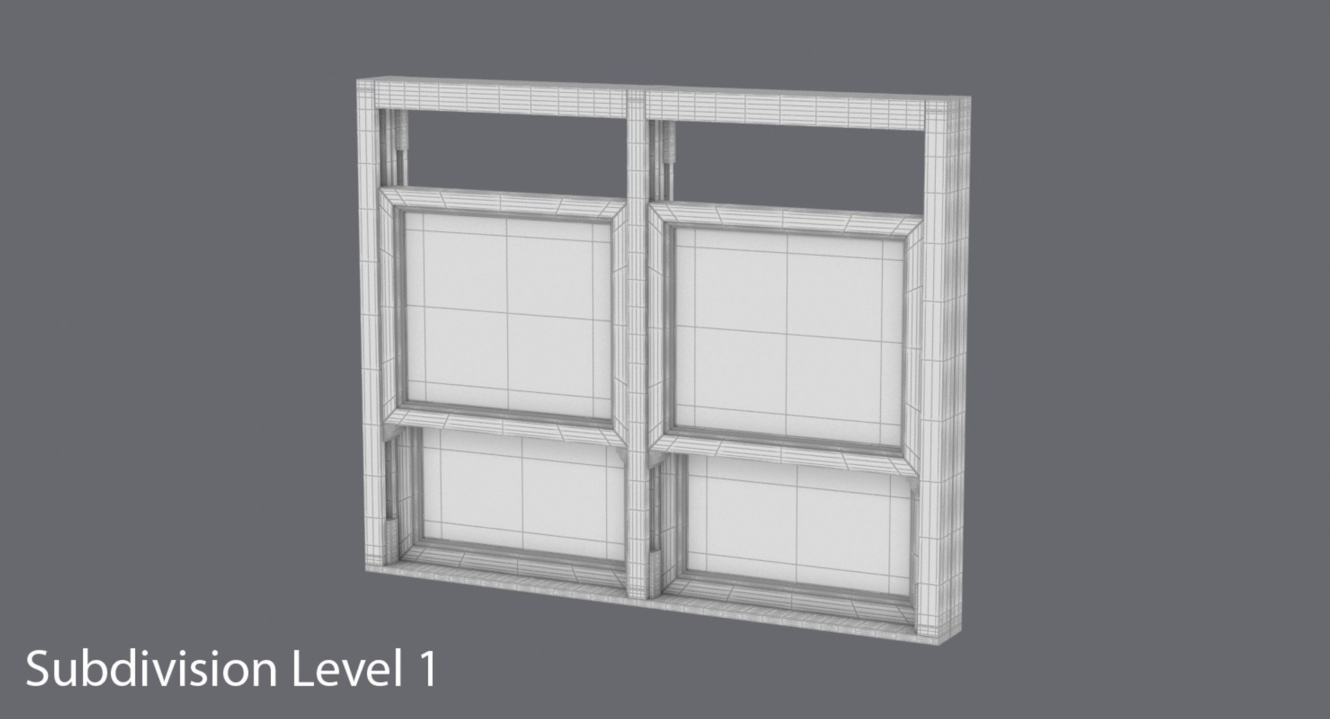 3D model standard-windows---window-5-half-open - TurboSquid 1246372