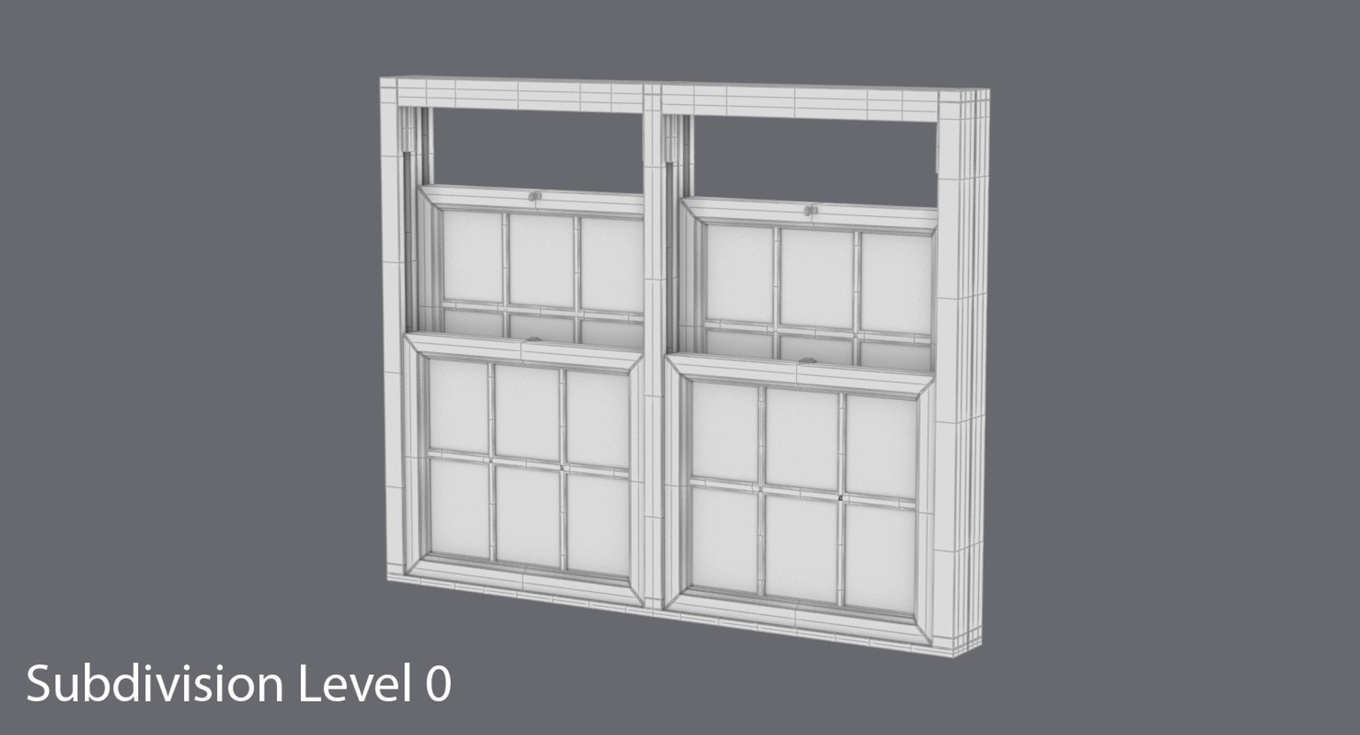 3D model standard-windows---window-5-half-open - TurboSquid 1246372
