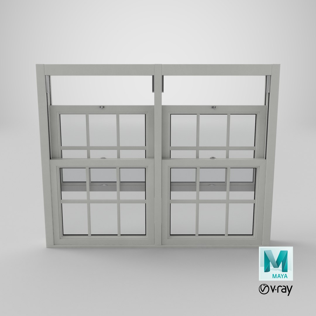 3D model standard-windows---window-5-half-open - TurboSquid 1246372