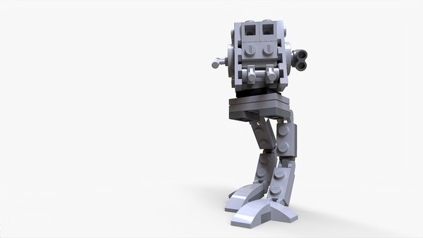 Lego AT-ST model - TurboSquid 1717381