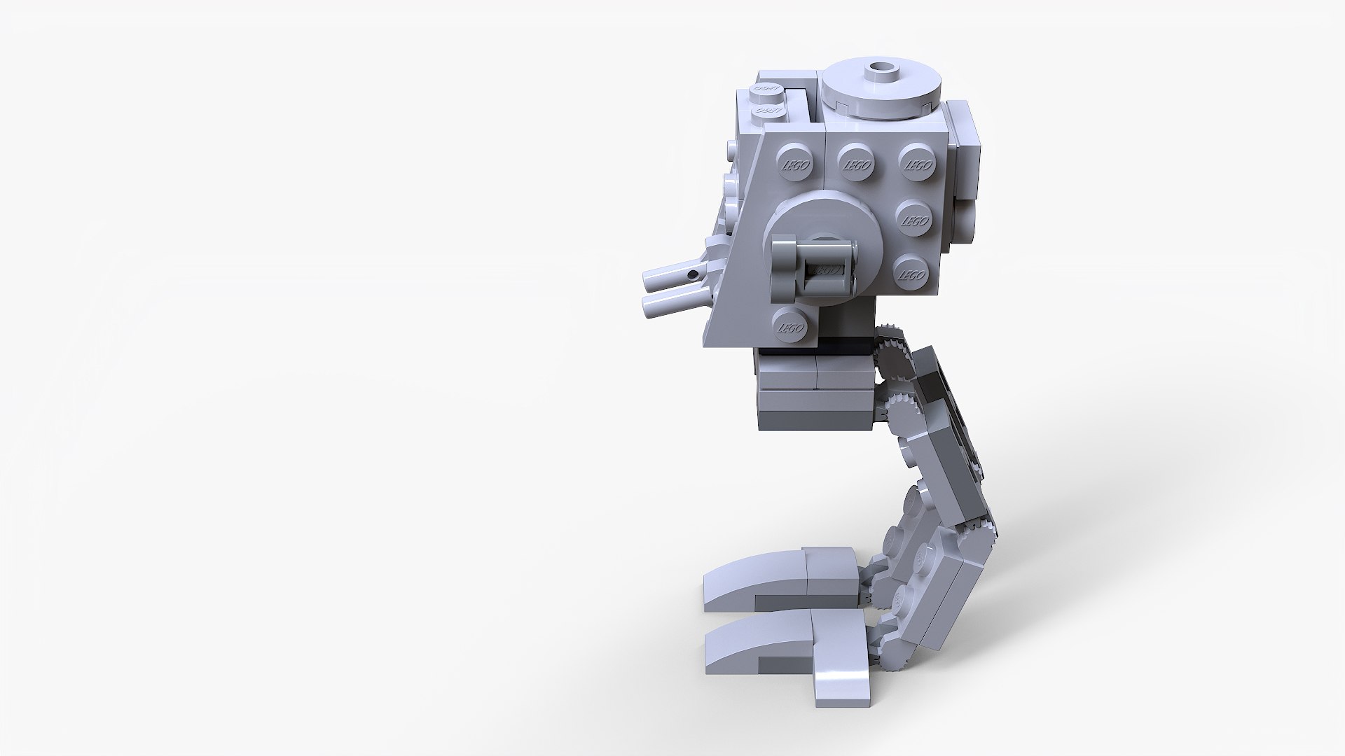 Lego AT-ST Model - TurboSquid 1717381