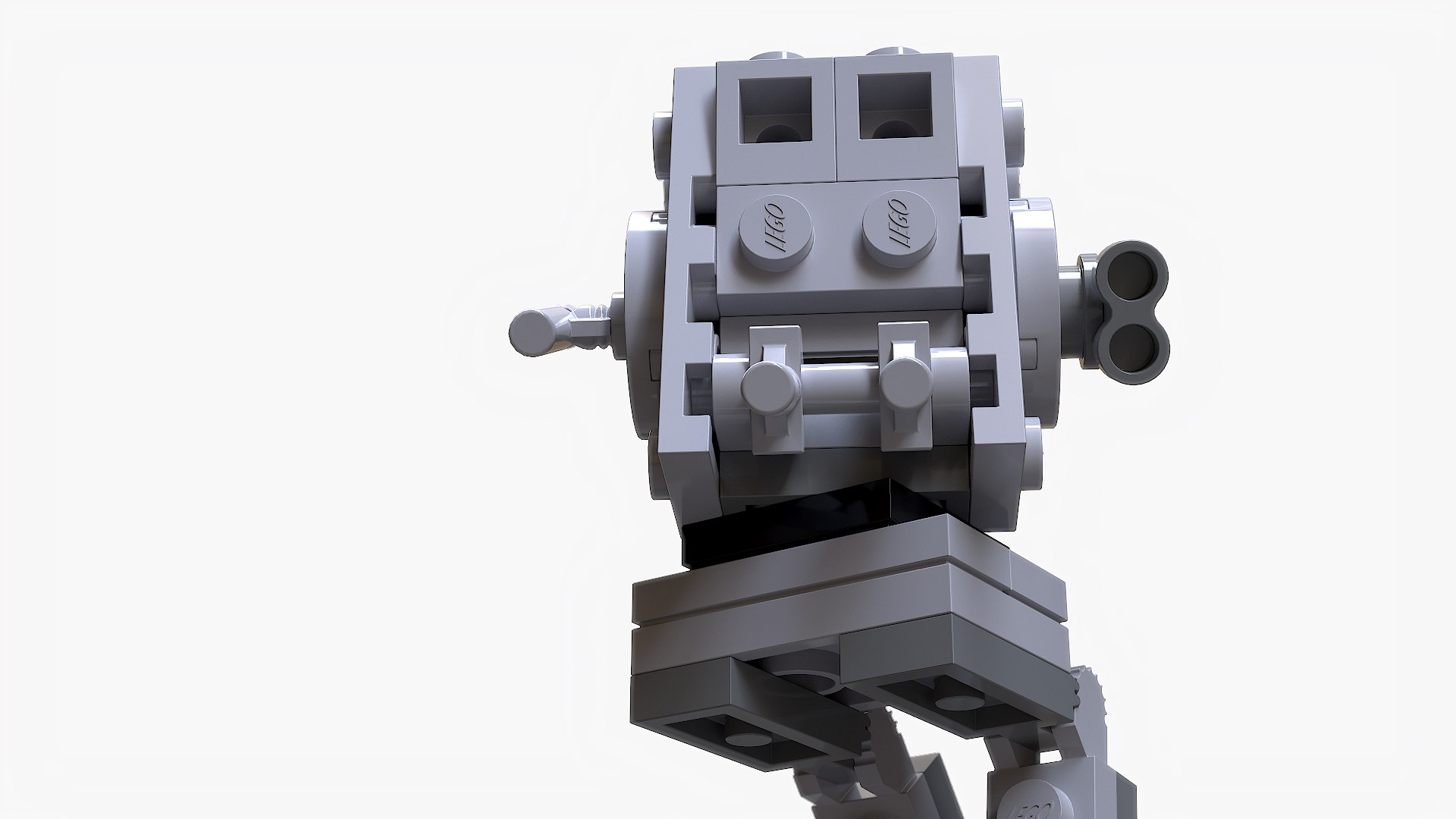 Lego AT-ST Model - TurboSquid 1717381