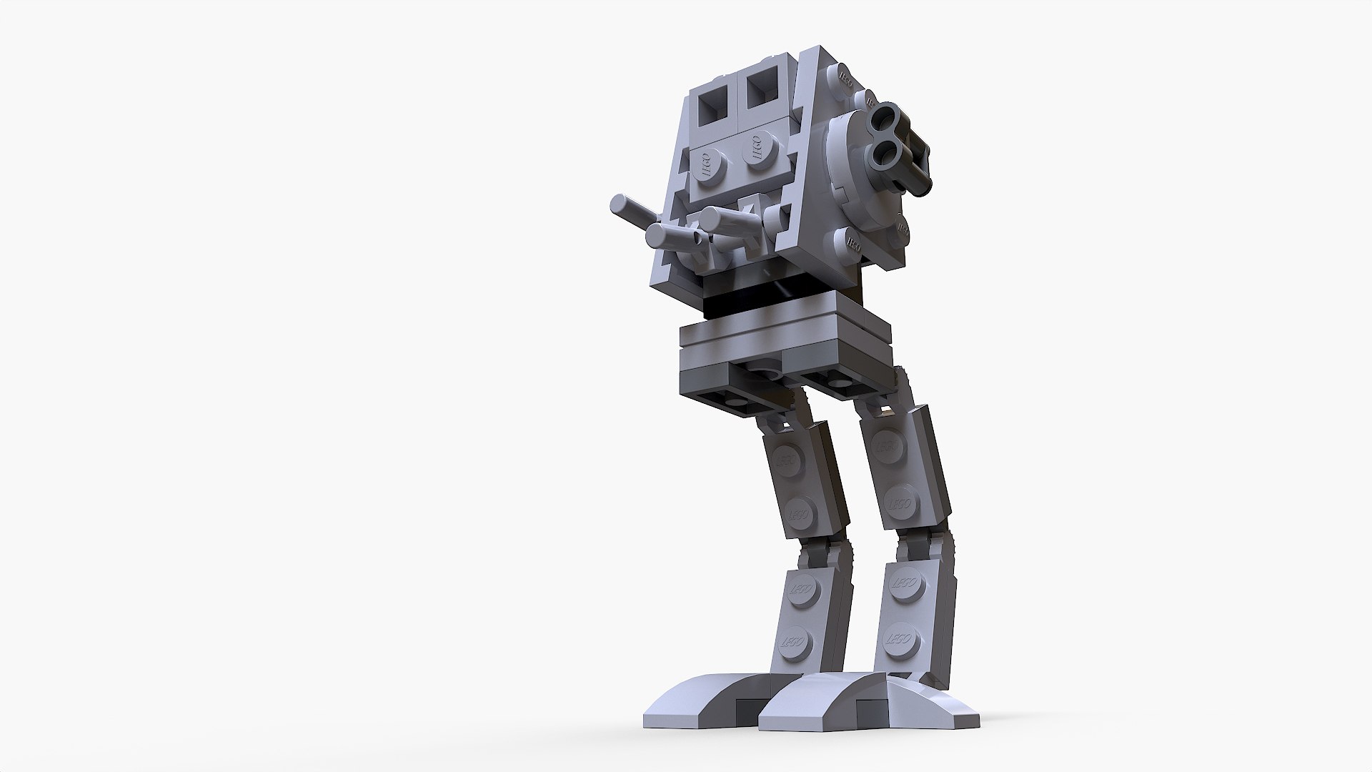 Lego AT-ST Model - TurboSquid 1717381