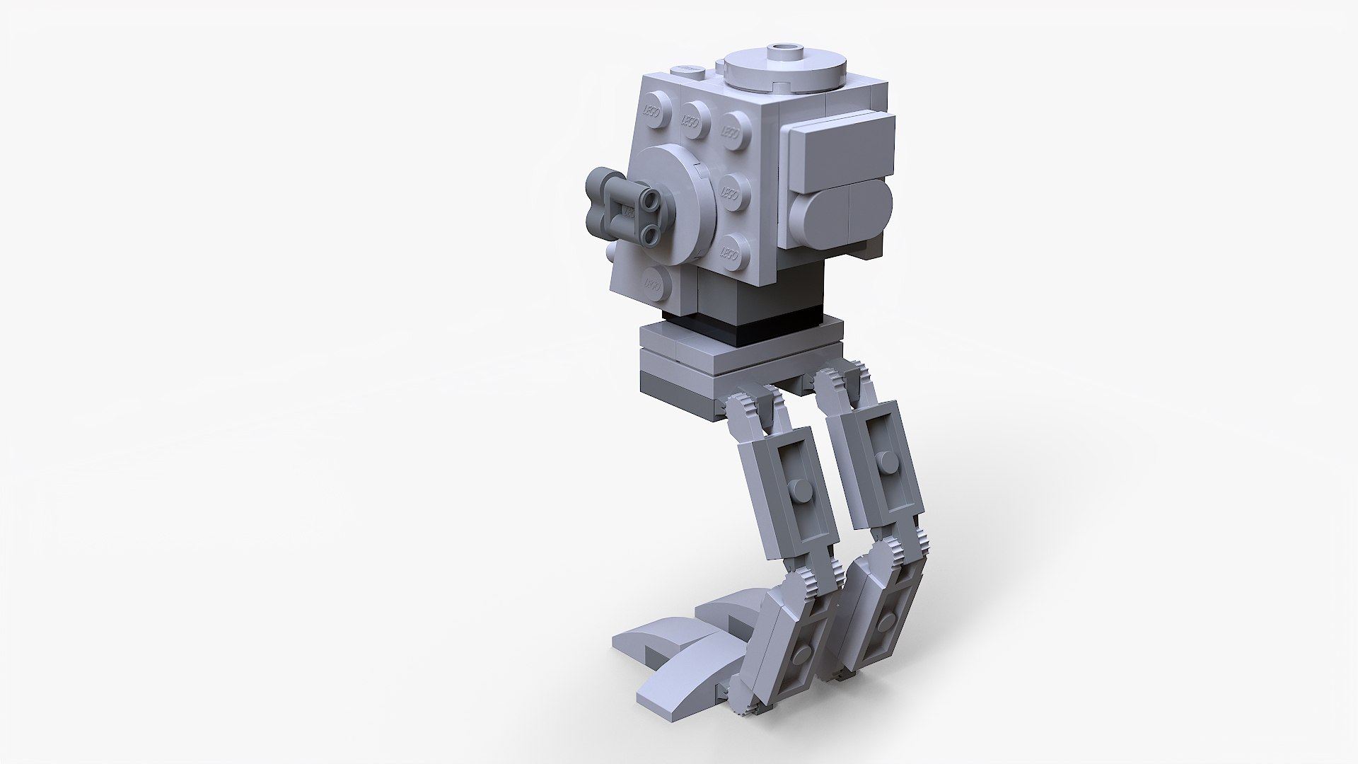 Lego AT-ST Model - TurboSquid 1717381