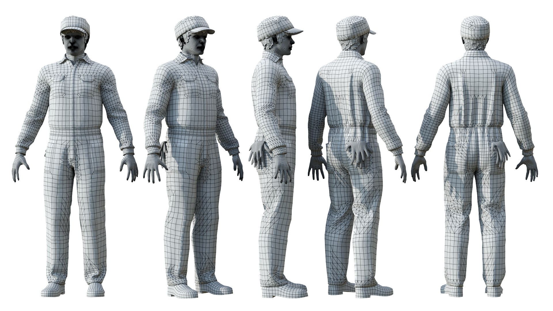Worker 3D Model - TurboSquid 2116582