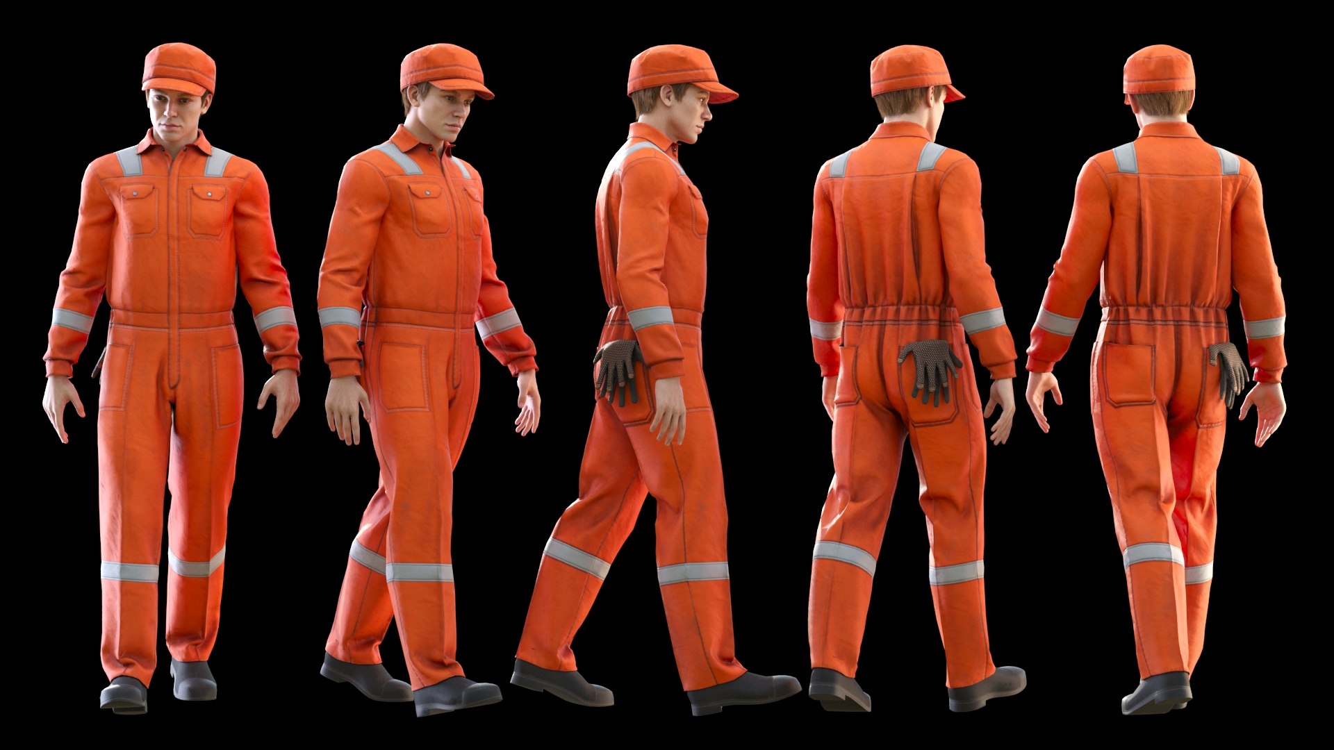 Worker 3D Model - TurboSquid 2116582