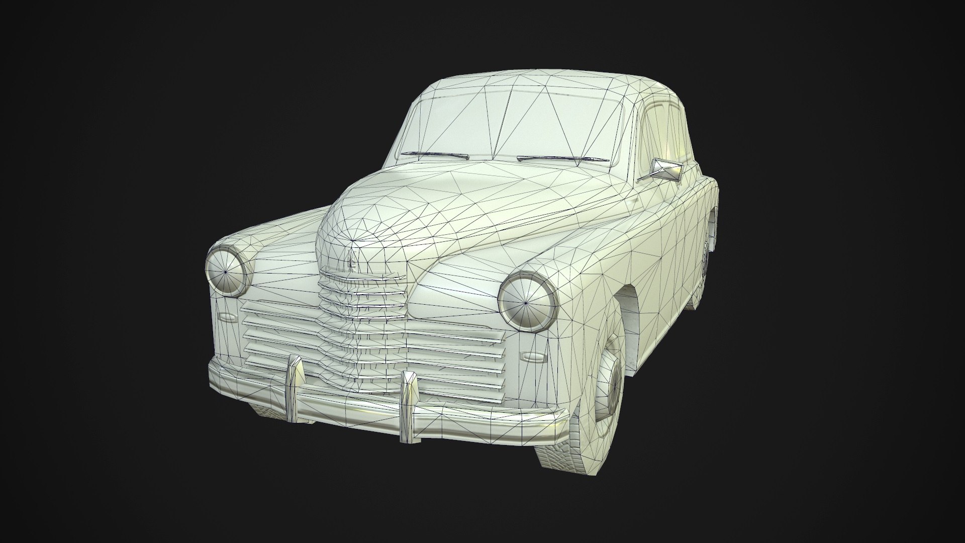 3d 3ds car pobeda