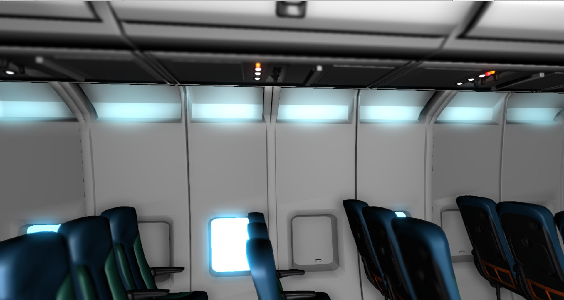 Aircraft Interior Wall 3D - TurboSquid 1246770