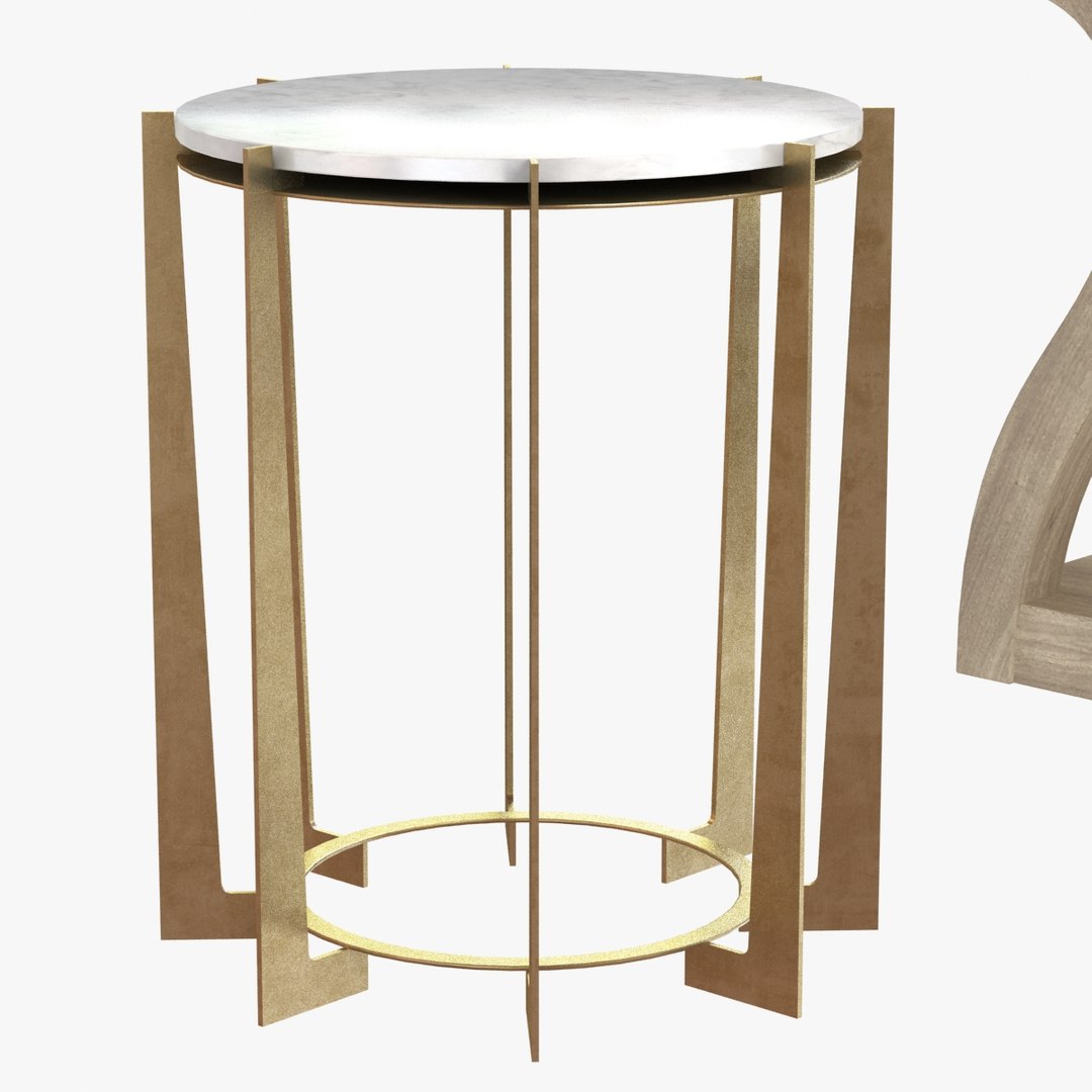 3d Model Table Leonard Regency Antique