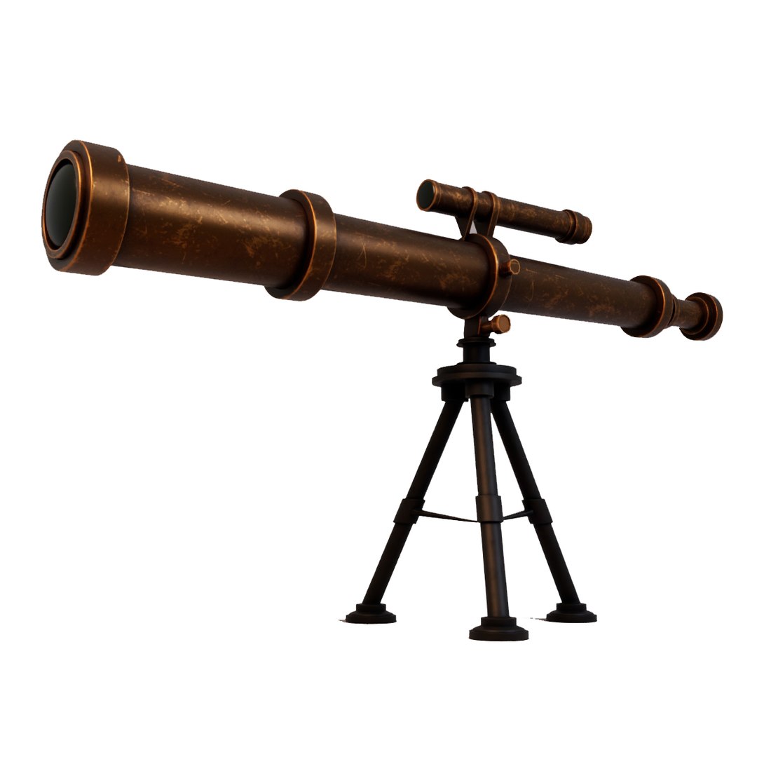 Realistic Astronomical Telescope 3D Model - TurboSquid 2377089