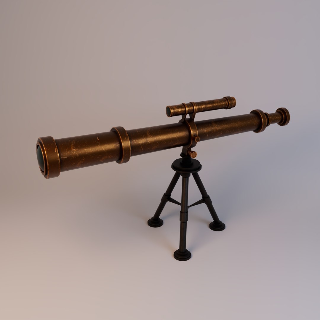 Realistic Astronomical Telescope 3D Model - TurboSquid 2377089