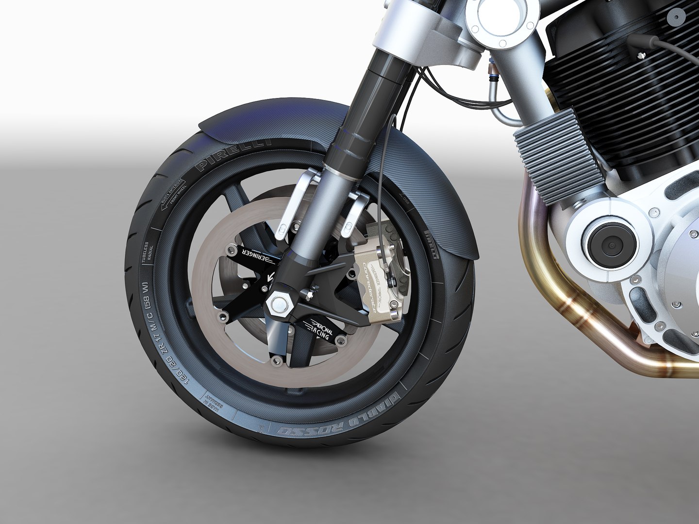 3D Model Confederate Hellcat Motorcycle - TurboSquid 1374401