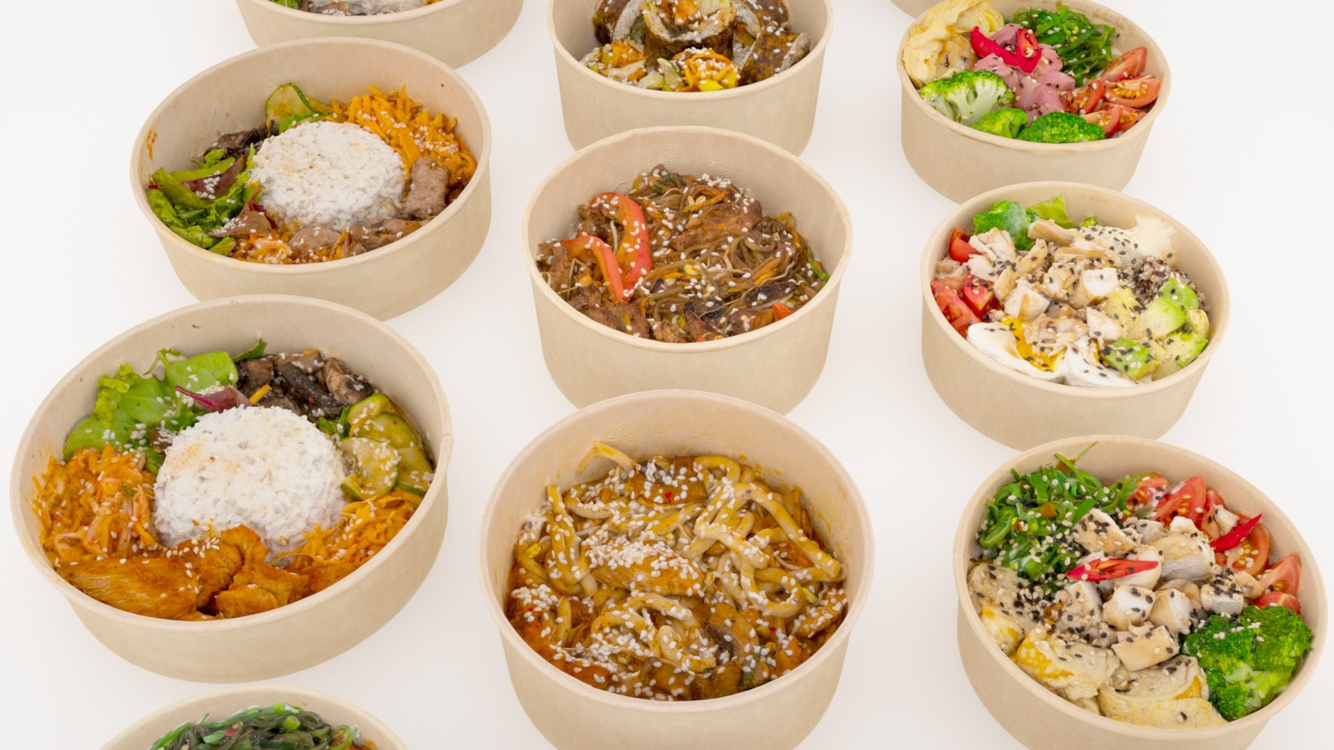 3D Poke Bowl Collection 21 Items - TurboSquid 2214899