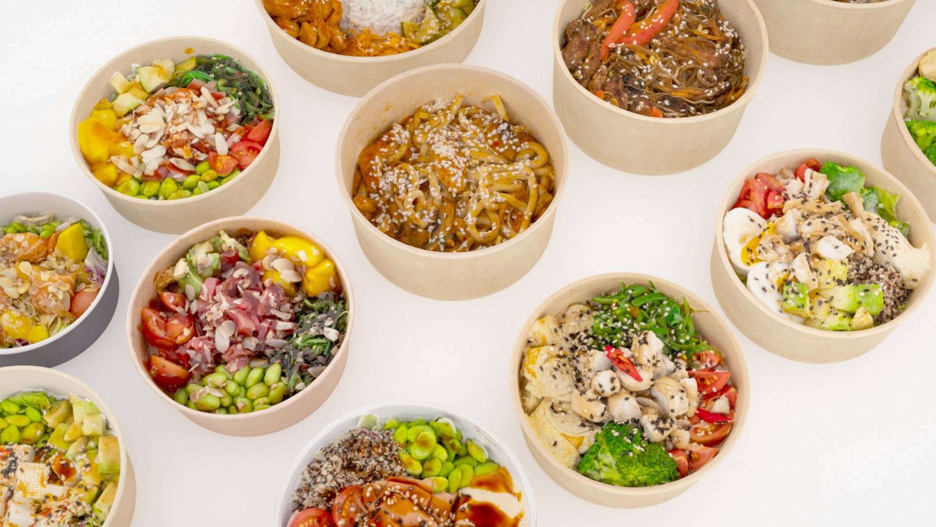 3D Poke Bowl Collection 21 Items - TurboSquid 2214899