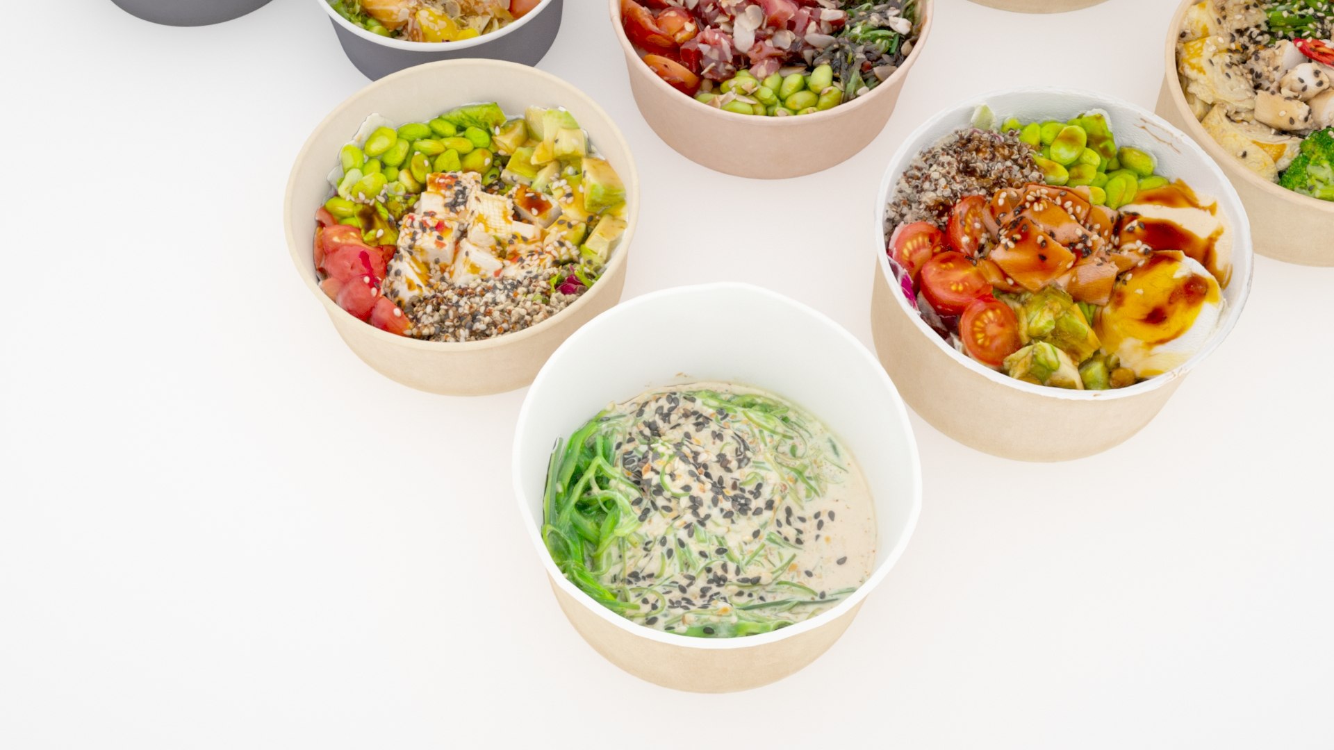 3D Poke Bowl Collection 21 Items - TurboSquid 2214899