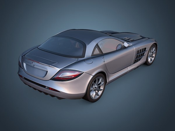 3d model mercedes-benz slr mclaren