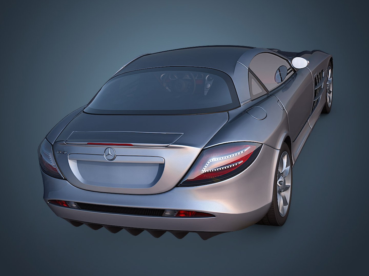 3d Model Mercedes-benz Slr Mclaren