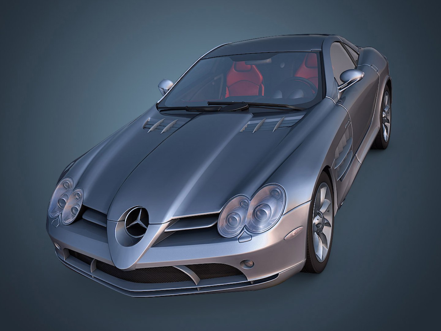 3d Model Mercedes-benz Slr Mclaren