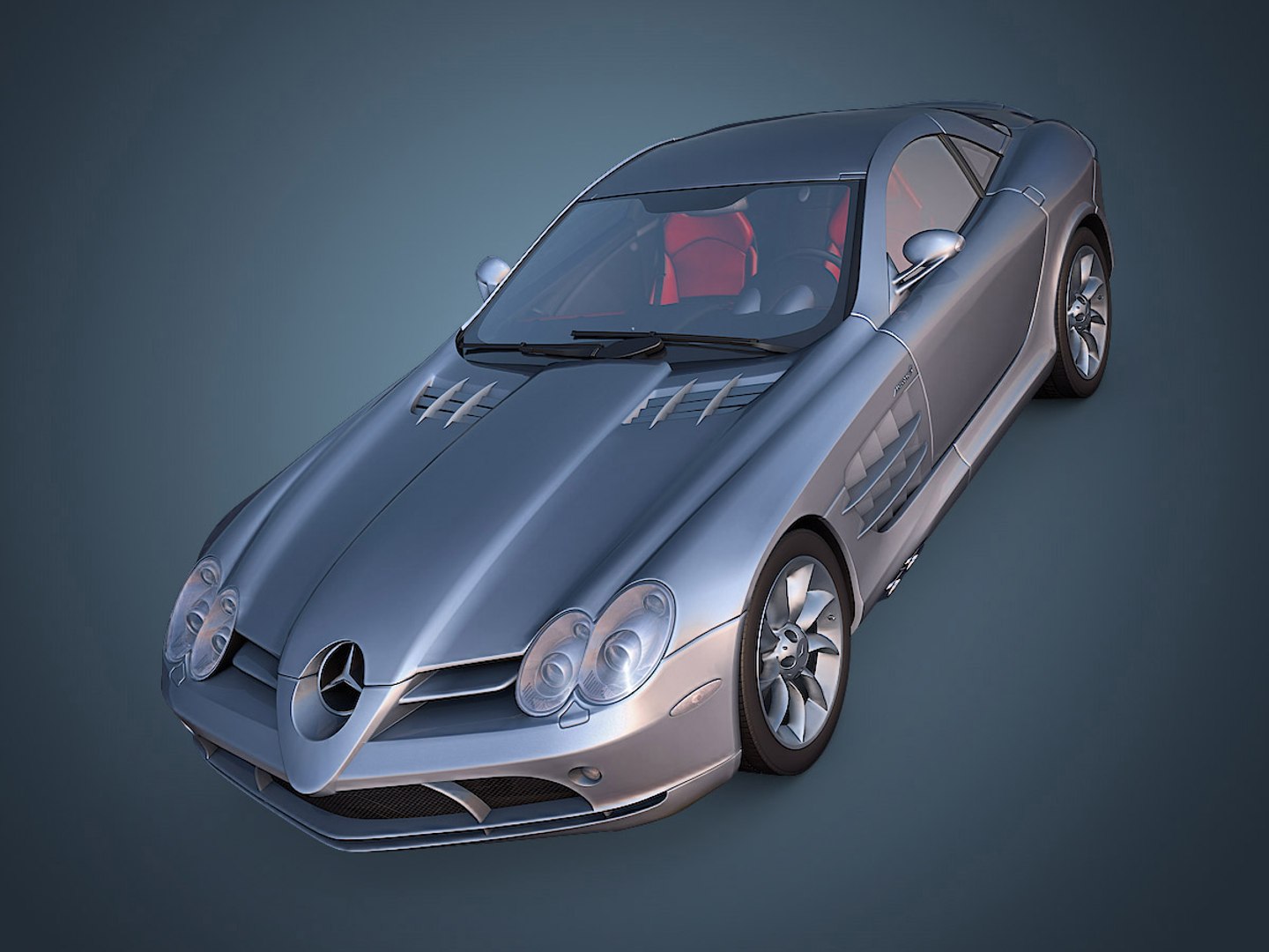 3d Model Mercedes-benz Slr Mclaren