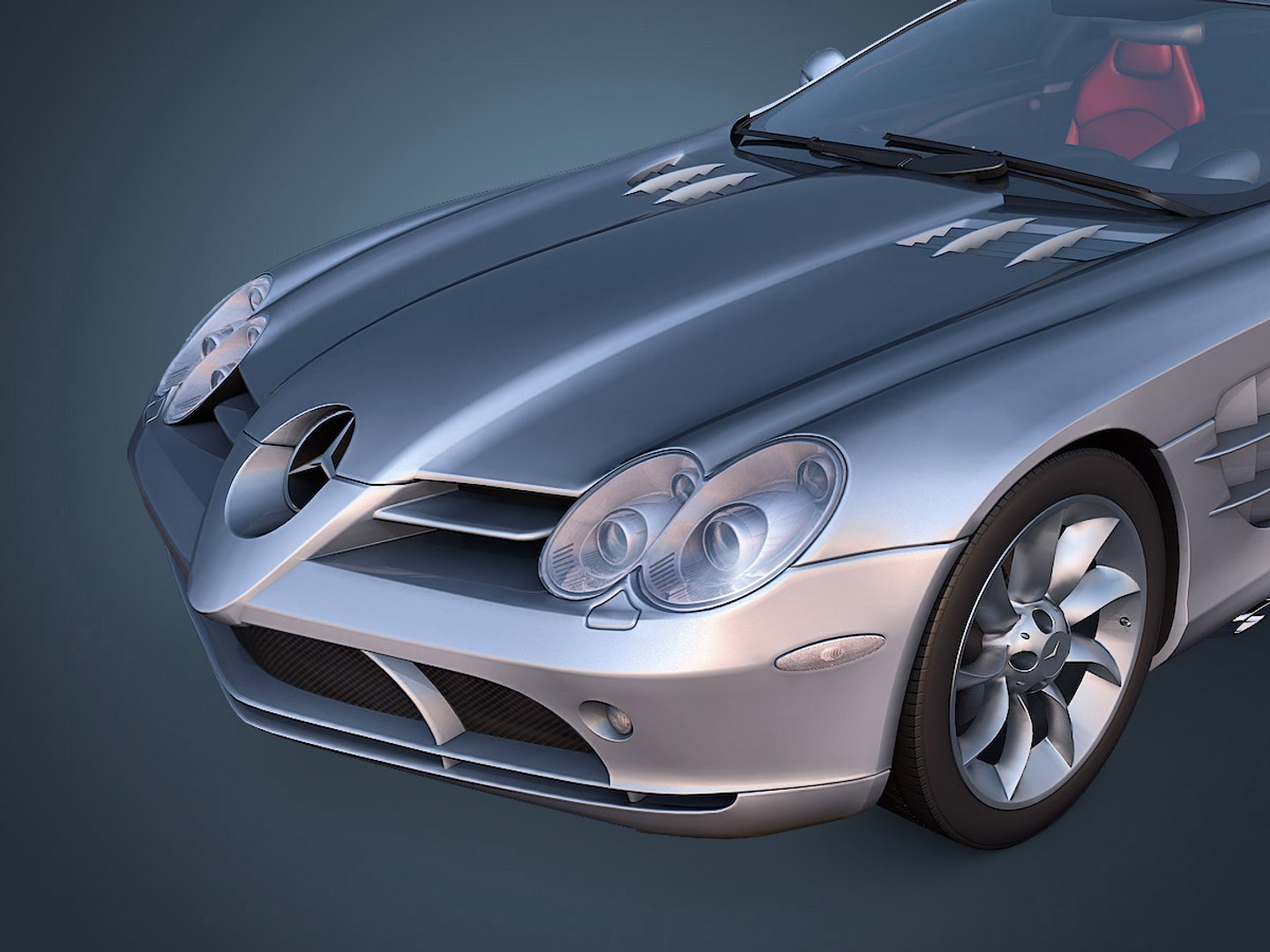 3d Model Mercedes-benz Slr Mclaren