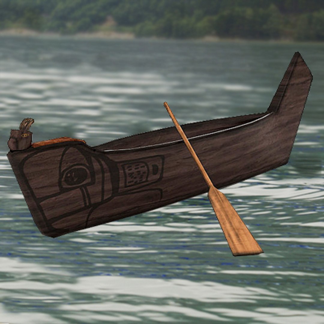 3d Traditional Kayak Model