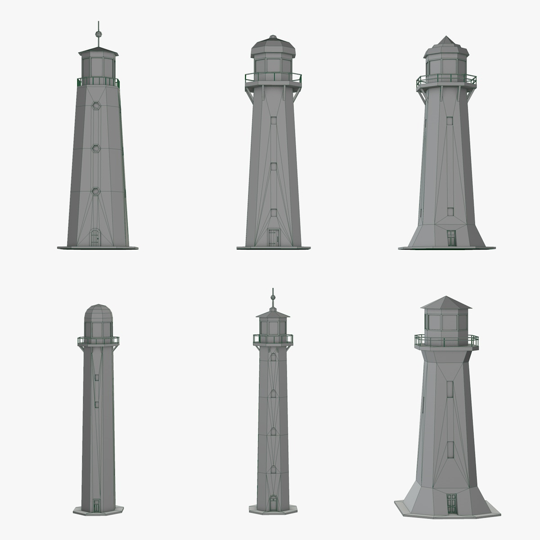 Lighthouses games 3D model - TurboSquid 1457432