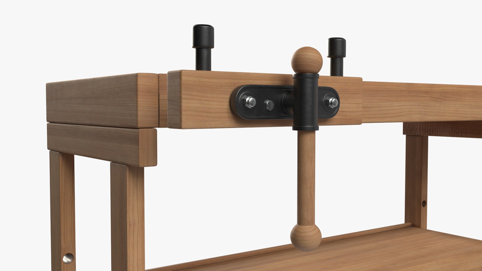 Oak Carpentry Workbench 3D Model - TurboSquid 2276047