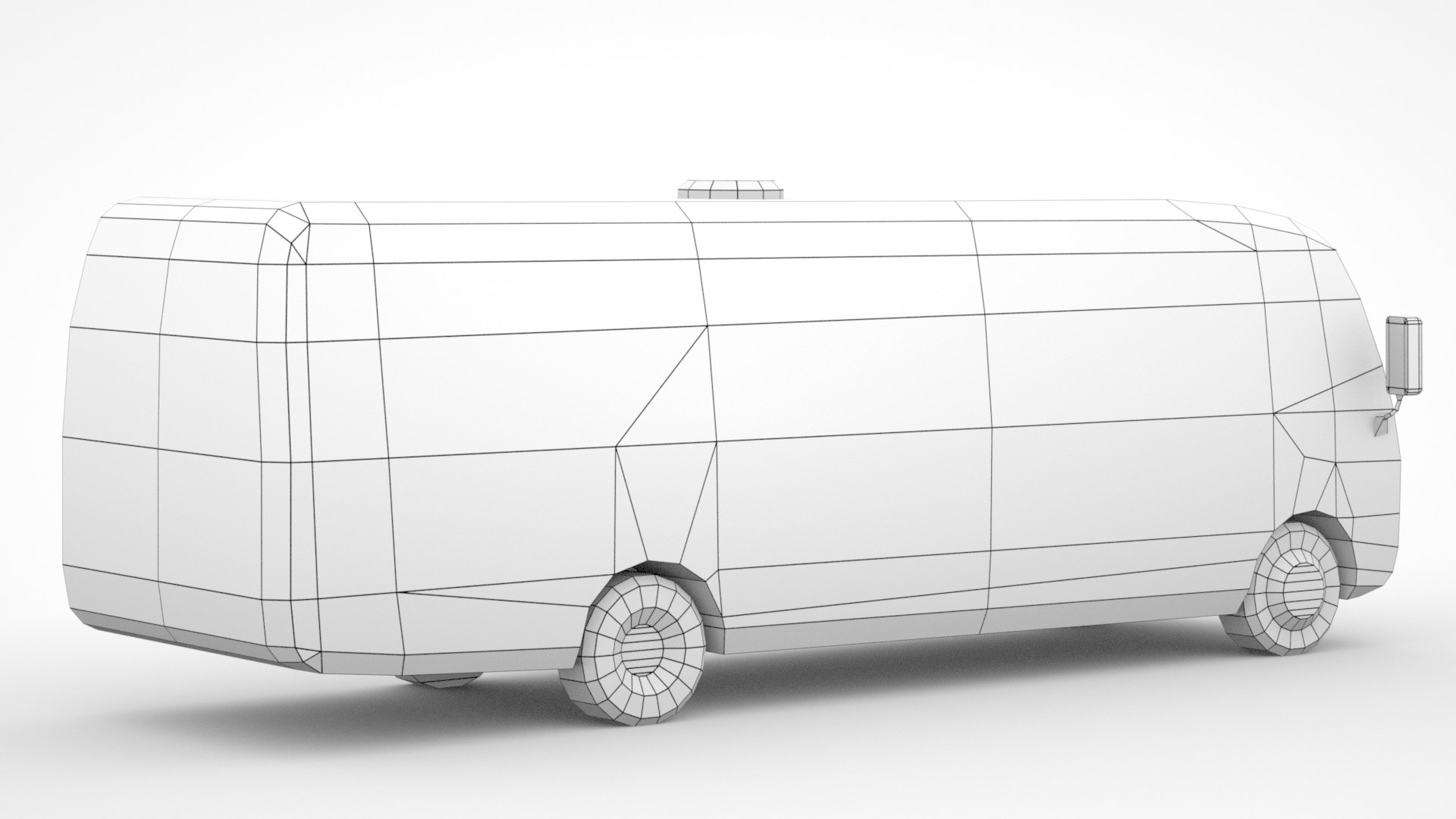 Mitsubishi Rosa Fuso 2007 Lowpoly Bus 3D Model - TurboSquid 1992549