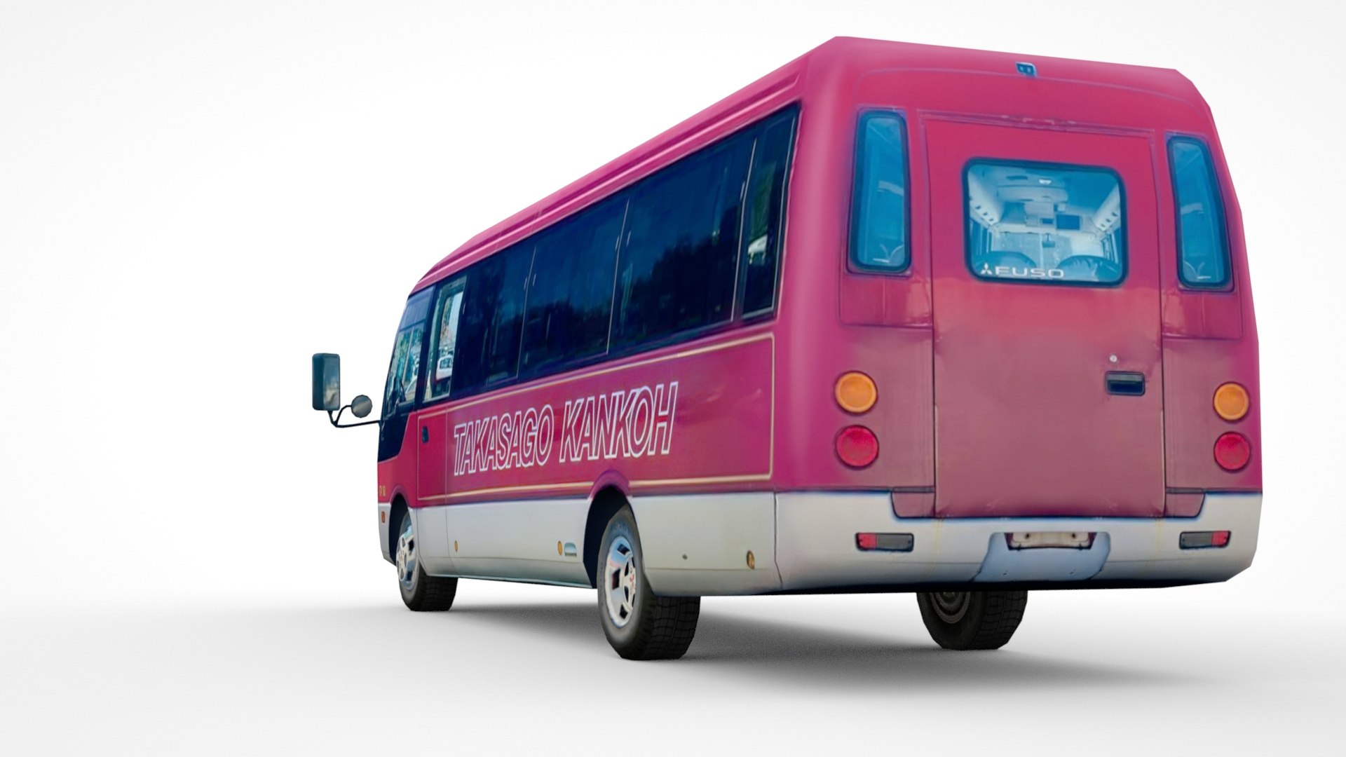 Mitsubishi Rosa Fuso 2007 Lowpoly Bus 3D Model - TurboSquid 1992549