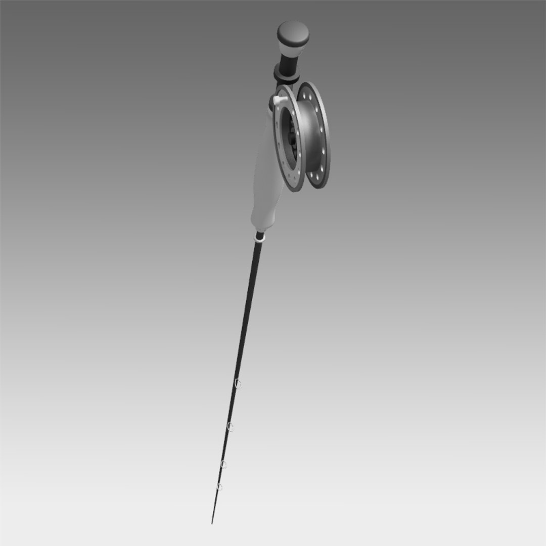 3d Model Fishing Rod
