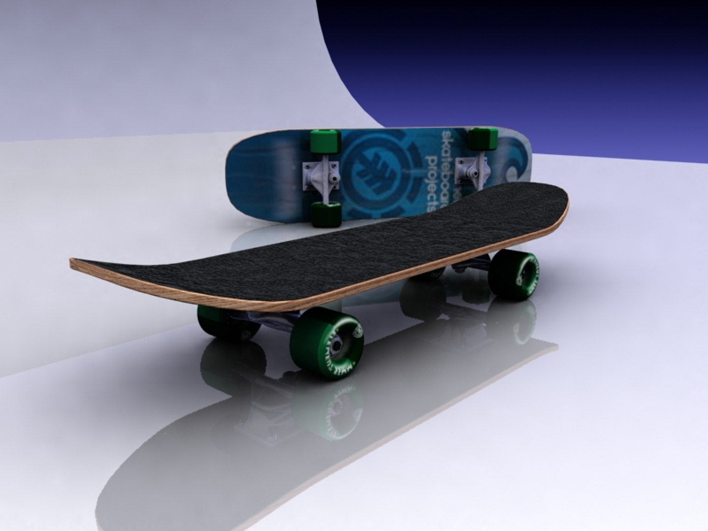 3d Model Skateboard Skate