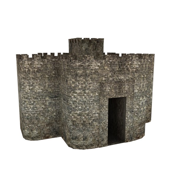medieval castle gate tower max