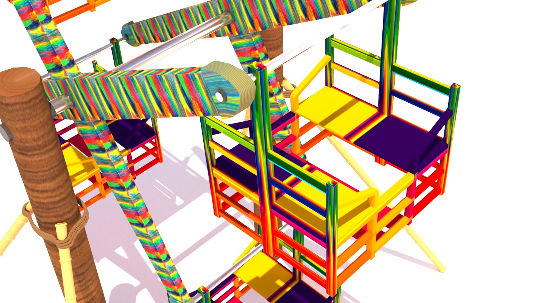 Asian Whirligig Nagor Dola 3D - TurboSquid 1510299