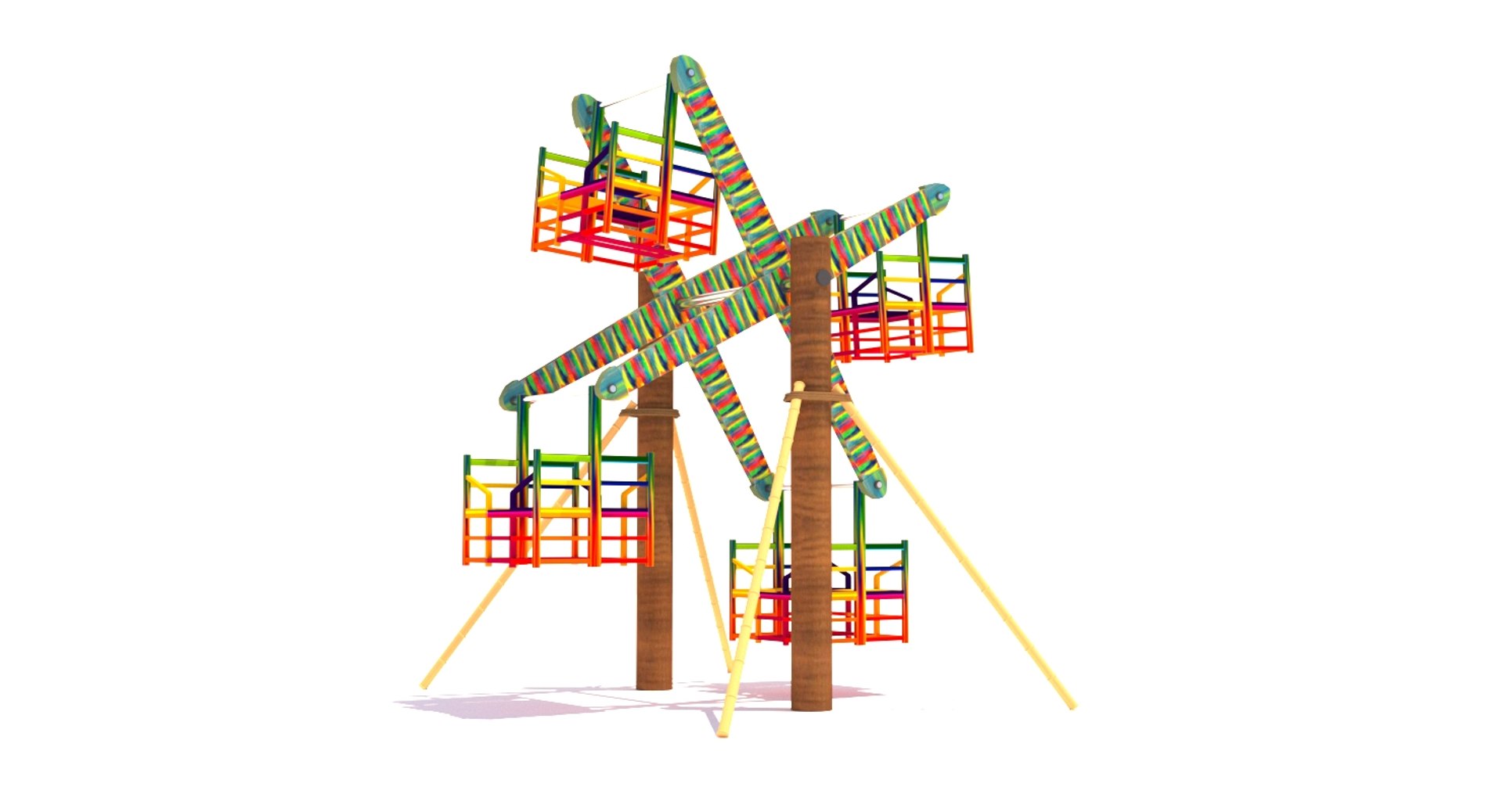 Asian Whirligig Nagor Dola 3D - TurboSquid 1510299