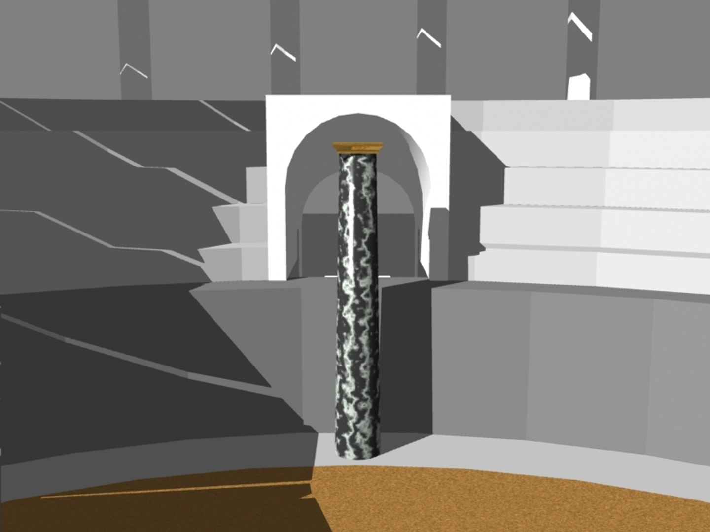 Roman Arena 3d Model