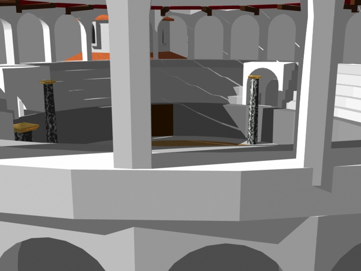 Roman Arena 3d Model