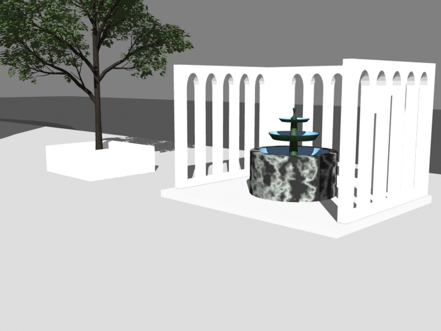 Roman Arena 3d Model