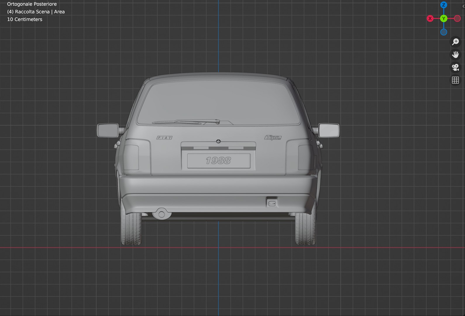 3D 1988 Fiat Tipo DGT - TurboSquid 2320784