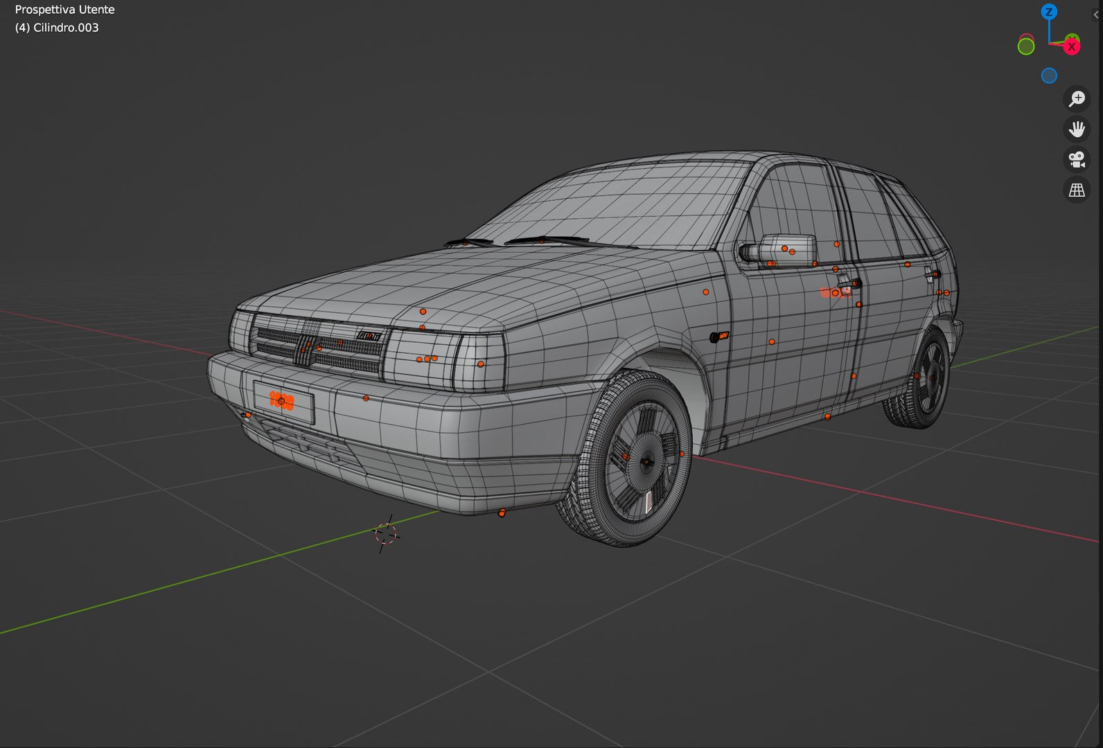 3D 1988 Fiat Tipo DGT - TurboSquid 2320784
