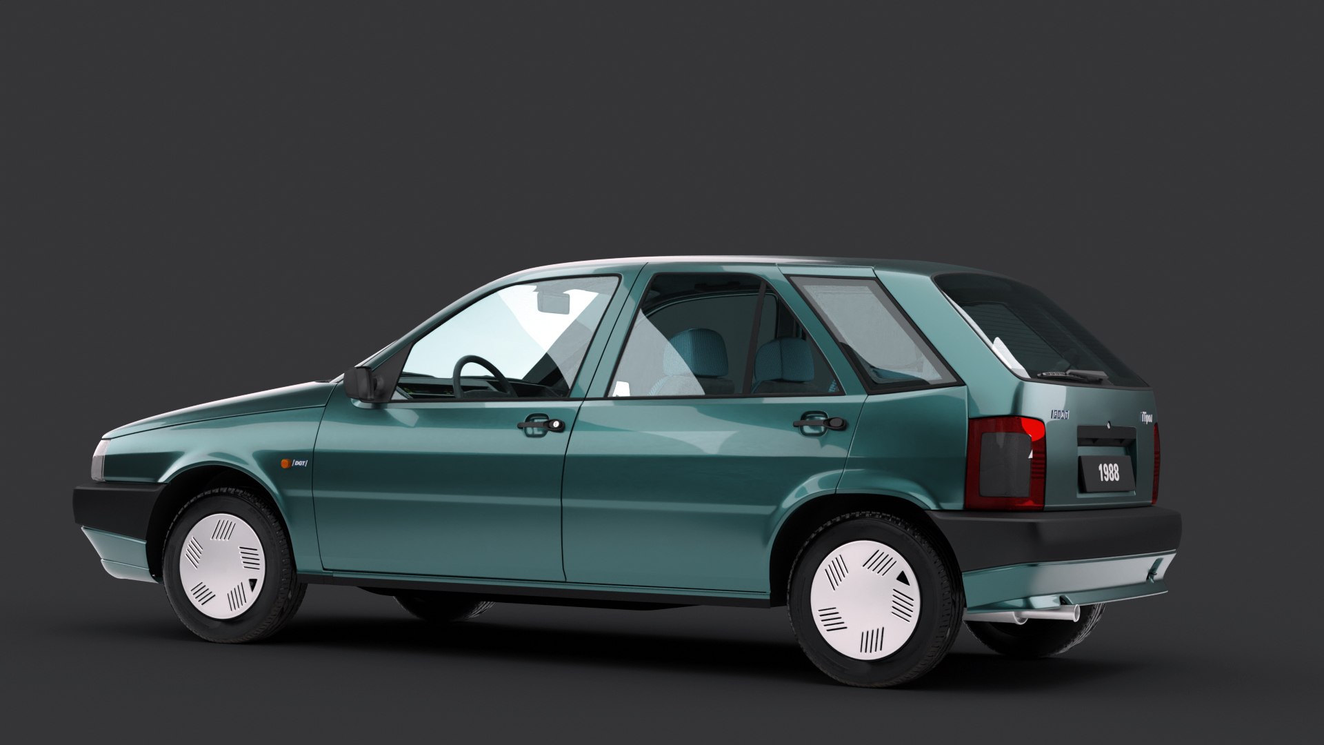 3D 1988 Fiat Tipo DGT - TurboSquid 2320784