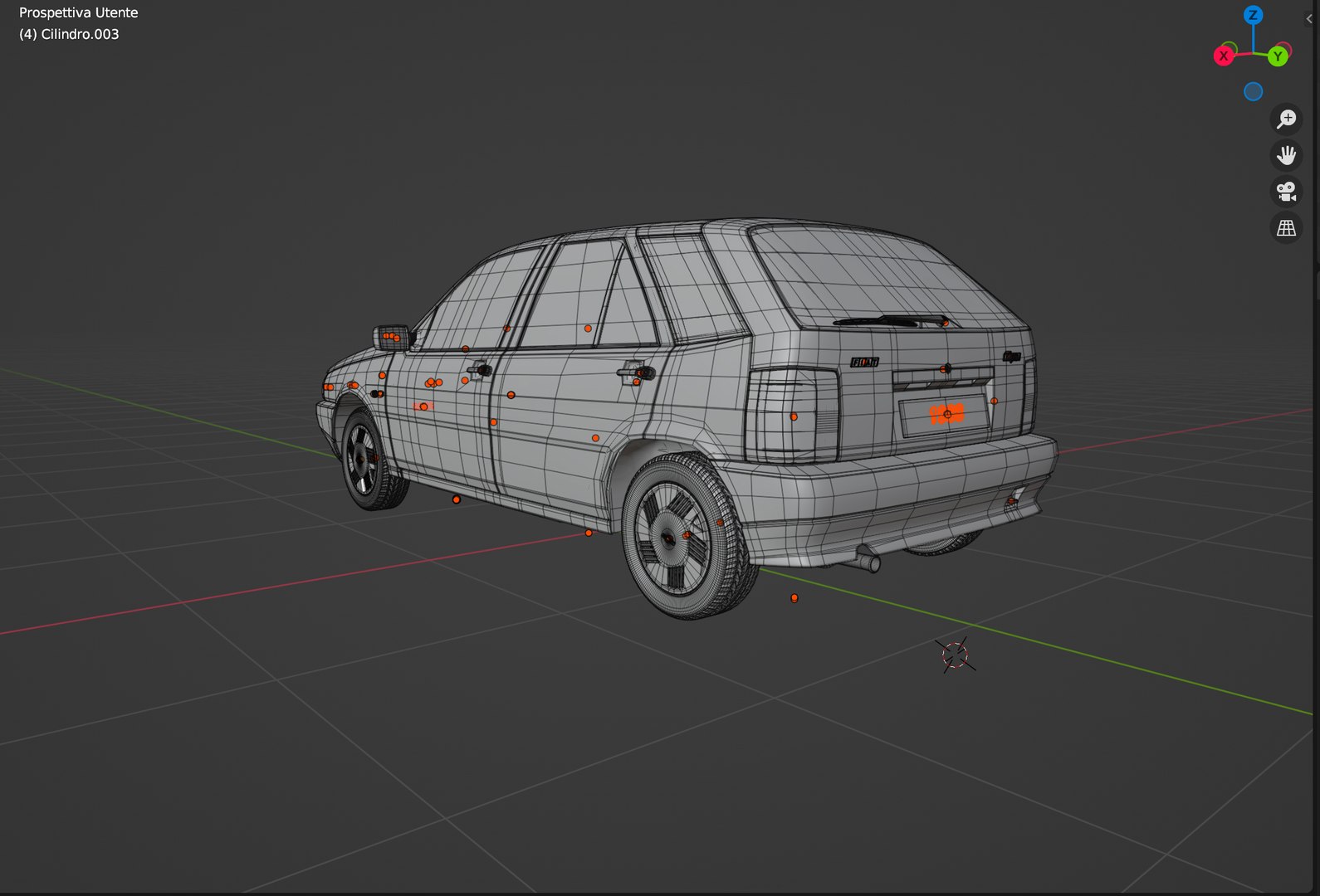 3D 1988 Fiat Tipo DGT - TurboSquid 2320784