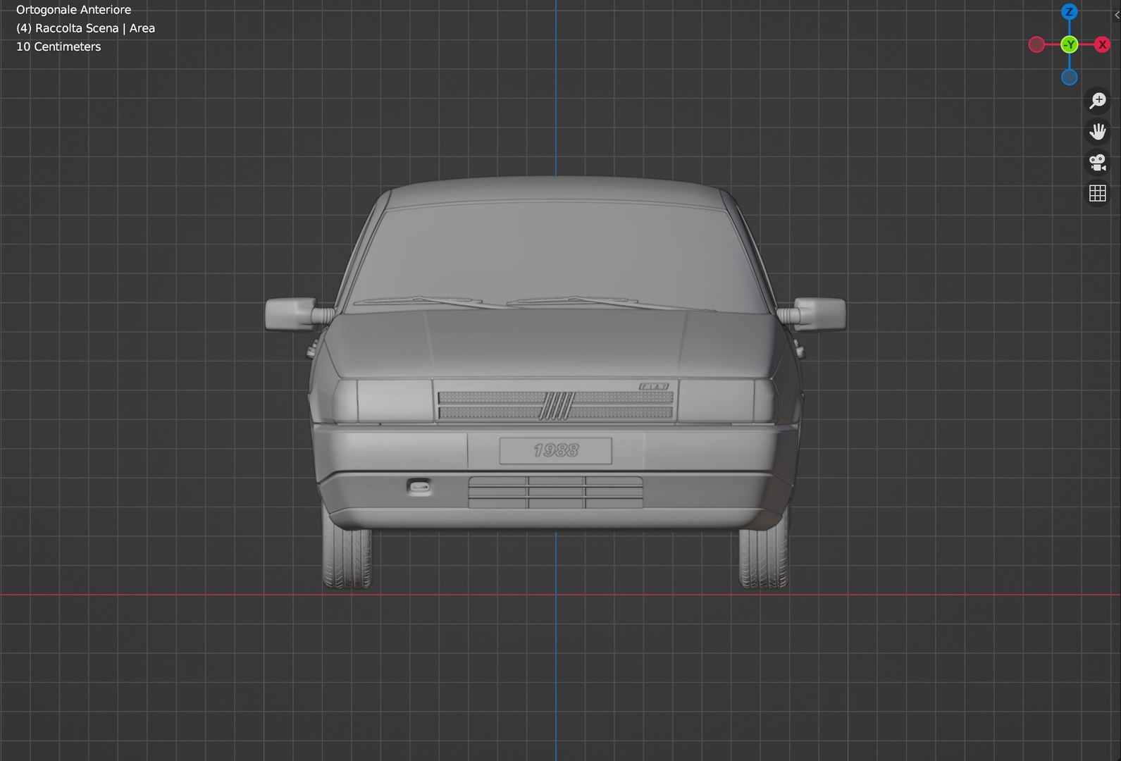 3D 1988 Fiat Tipo DGT - TurboSquid 2320784