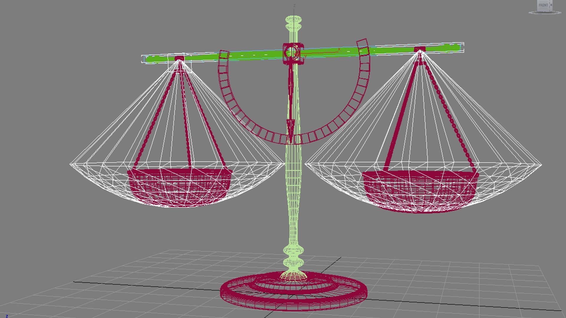 Scales Justice 3d Max