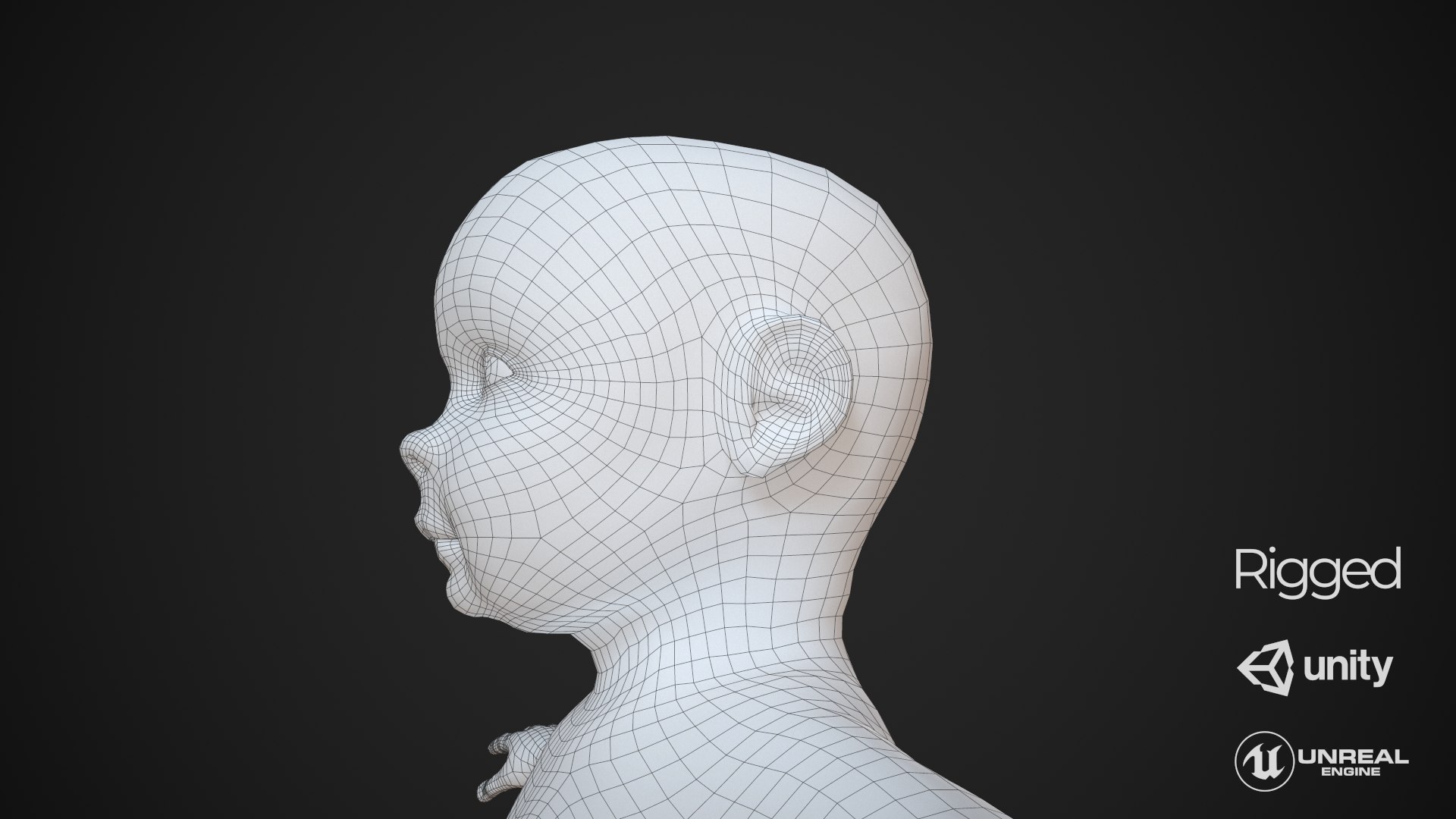 Baby Base Mesh 3D Model - TurboSquid 1680868