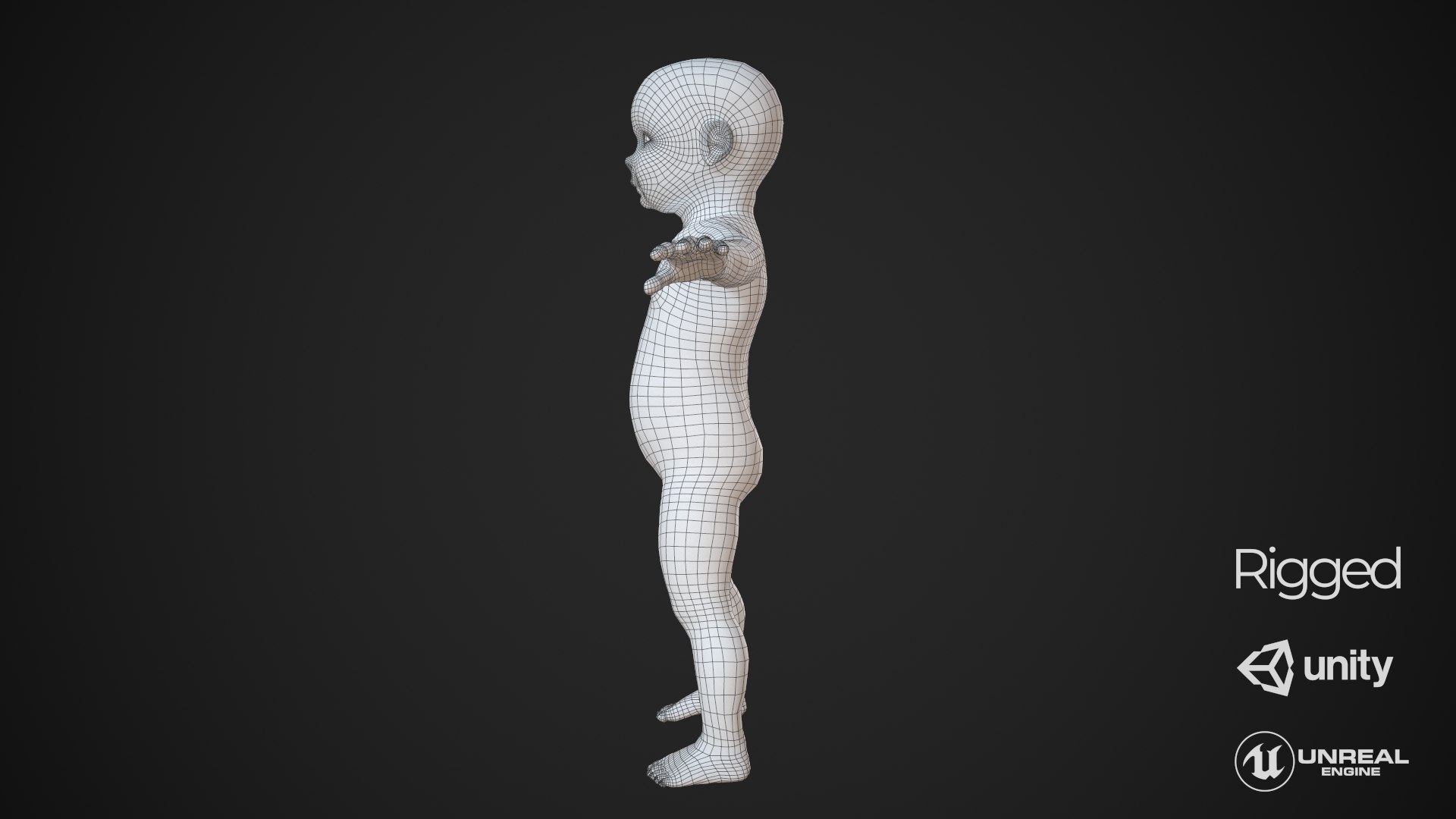 Baby Base Mesh 3D Model - TurboSquid 1680868