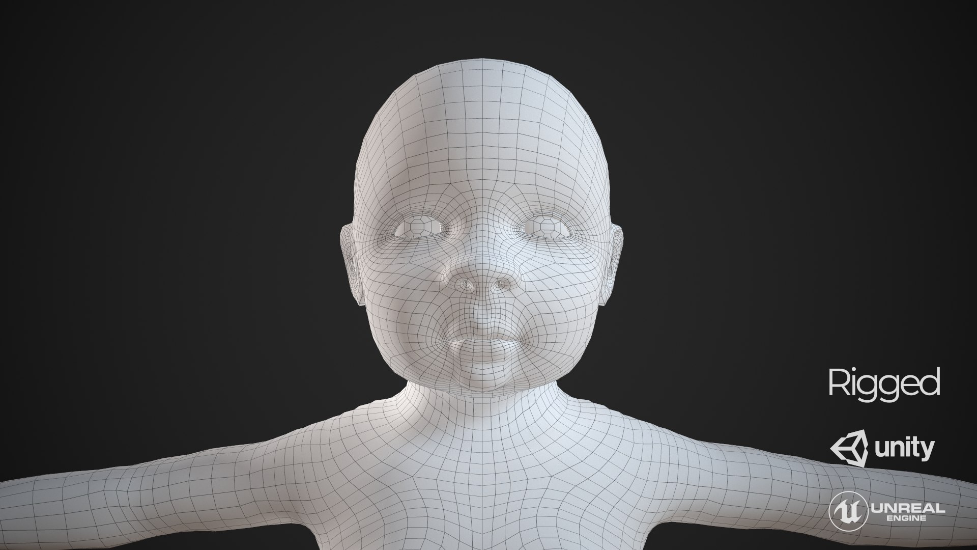 Baby Base Mesh 3D Model - TurboSquid 1680868