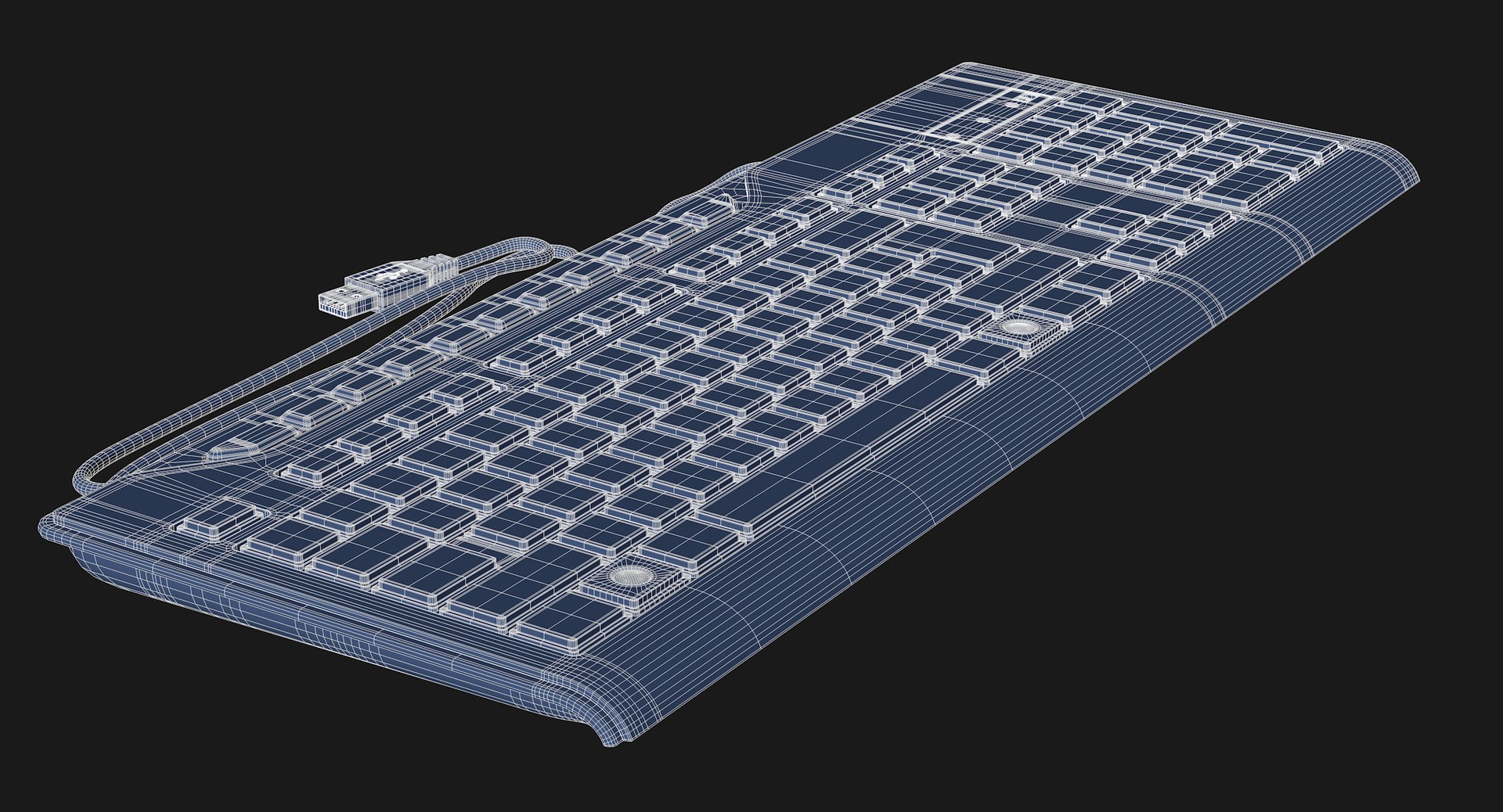 3D Model Realistic Keyboard A4tech Kd-800l - TurboSquid 1367066