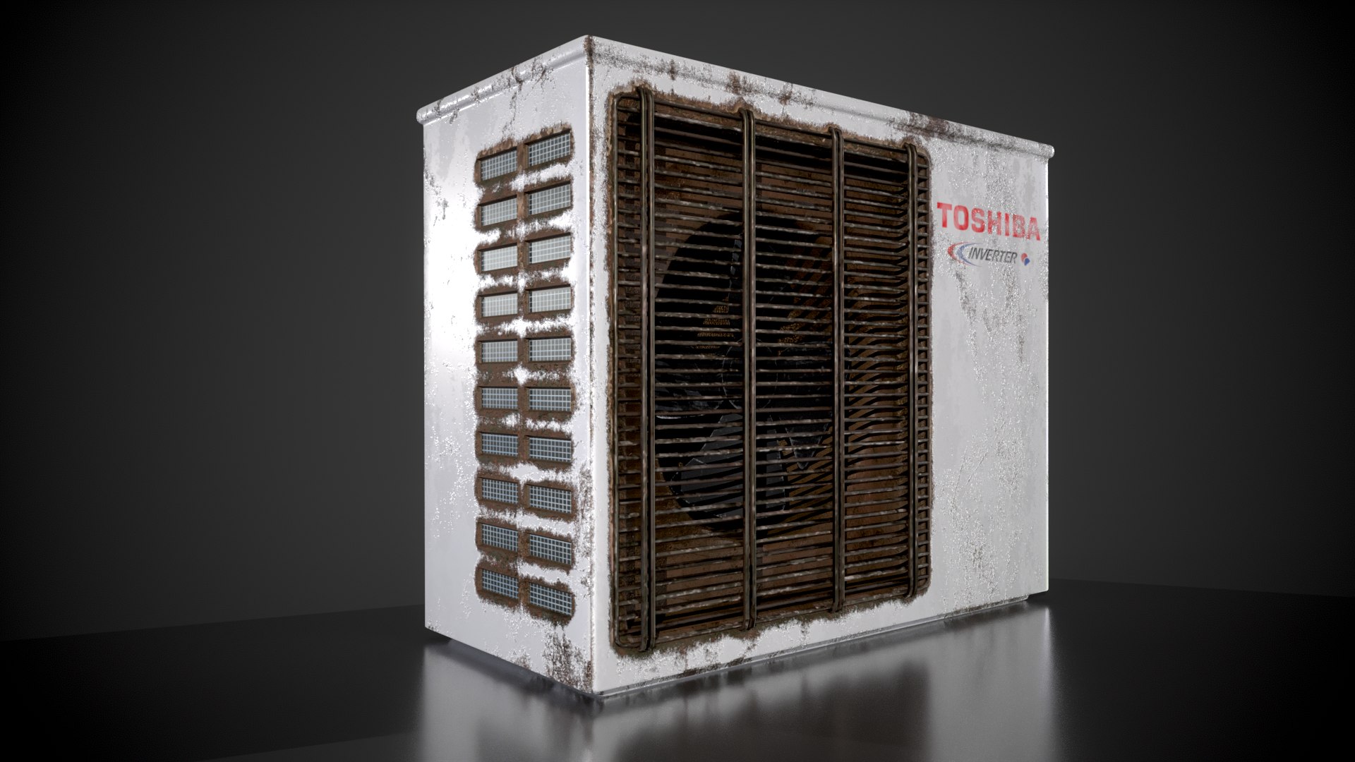 3D Model Air Conditioning Outdoor Unit - TurboSquid 2374230