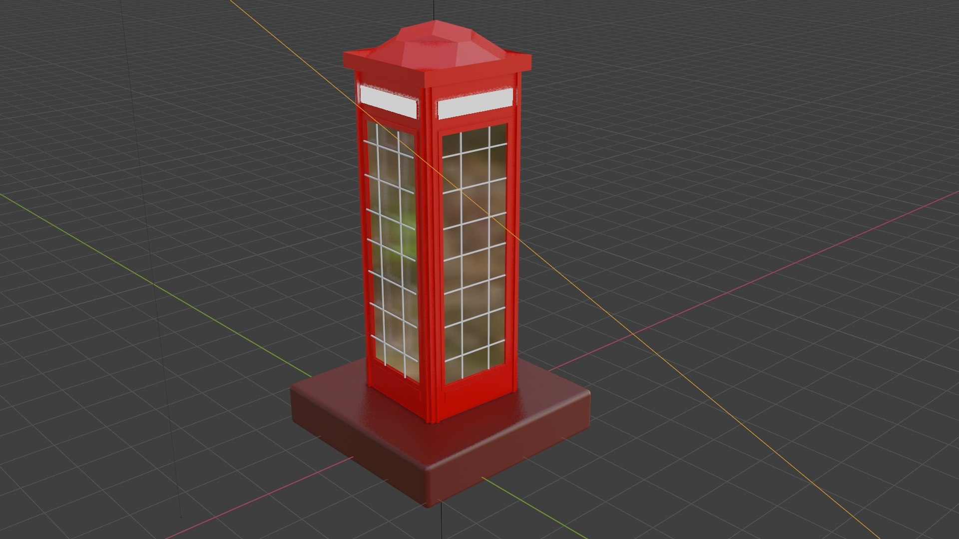 Telephone Booth 3D Model - TurboSquid 1654324