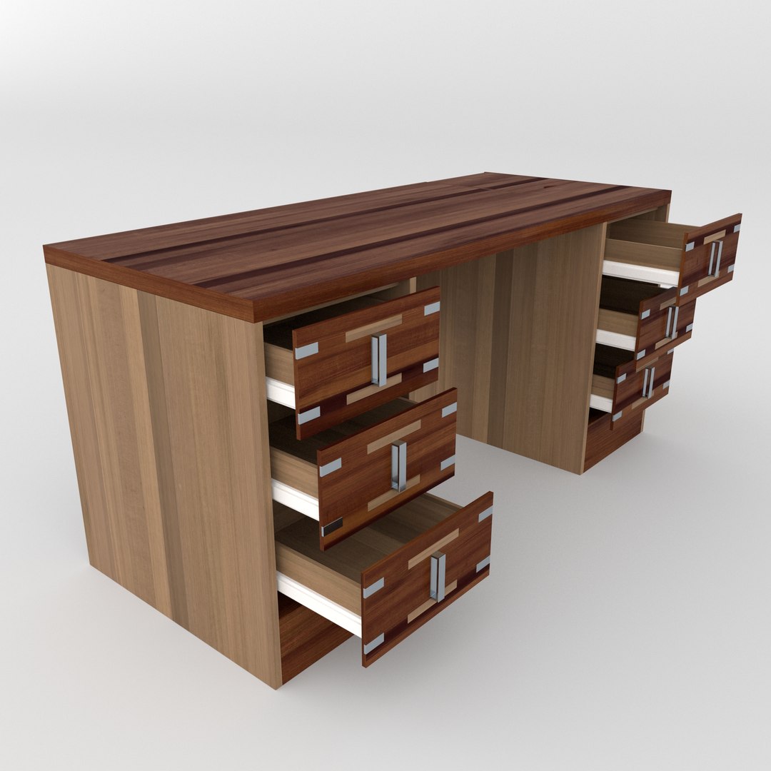Office table 3D model - TurboSquid 1215232